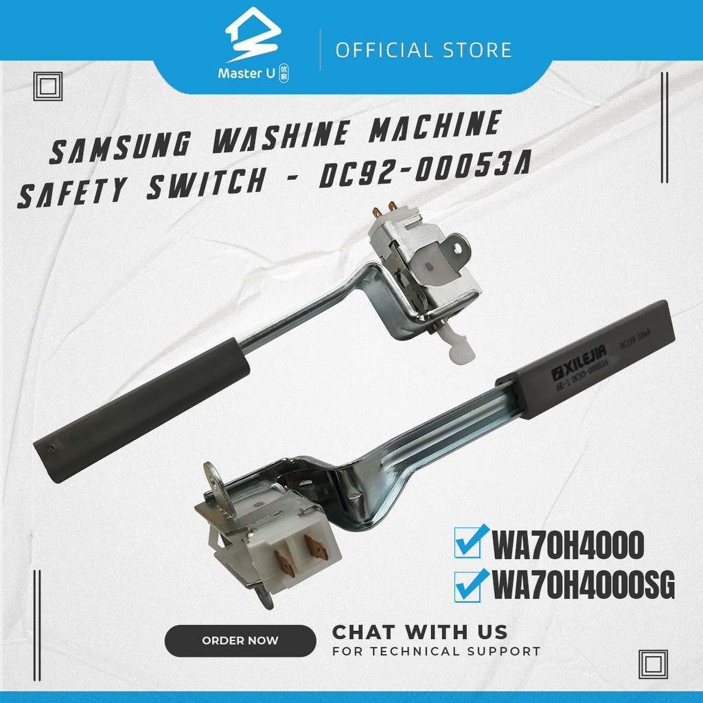 SAMSUNG WASHINE MACHINE SAFETY SWITCH - DC93-00053A - WA95V3/WA70H4000 ...