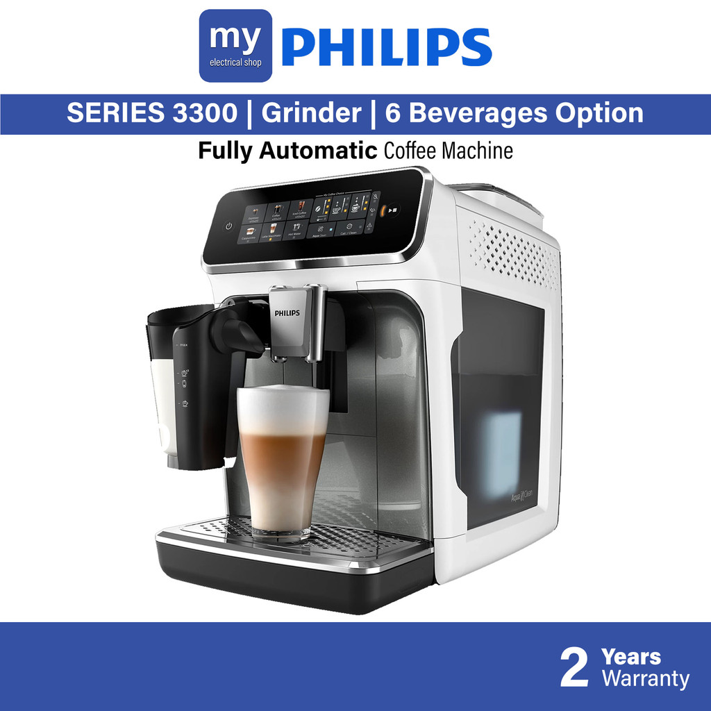 Philips Fully Automatic Espresso Coffee Machine EP3343 Series 3300 ...