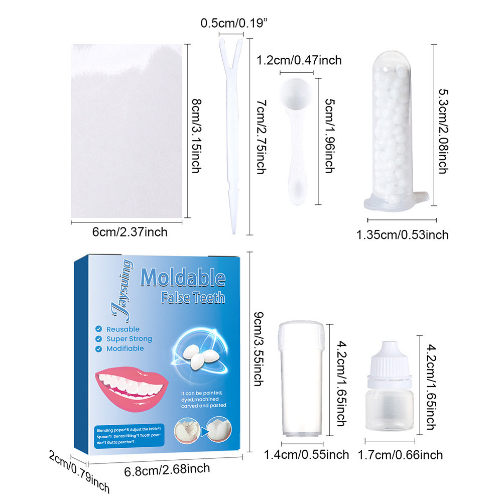 SALORIE Temporary Tooth Repair Kit Teeth And Gaps FalseTeeth Temporary Denture Replace Gaps ...