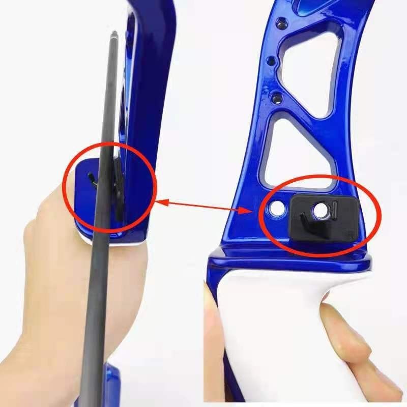 Memanah Plastic Arrow Rest Adhesive Recurve Bow Shooting Right Hand ...