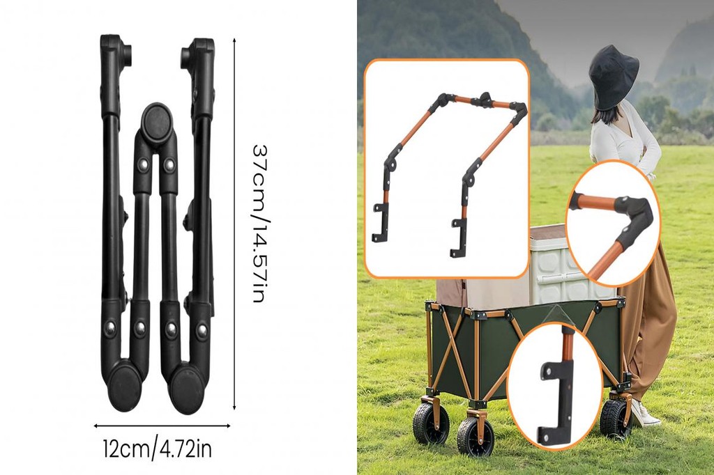 180-degree Adjustment Handle Camping Wagon Handle 180° Adjustable ...