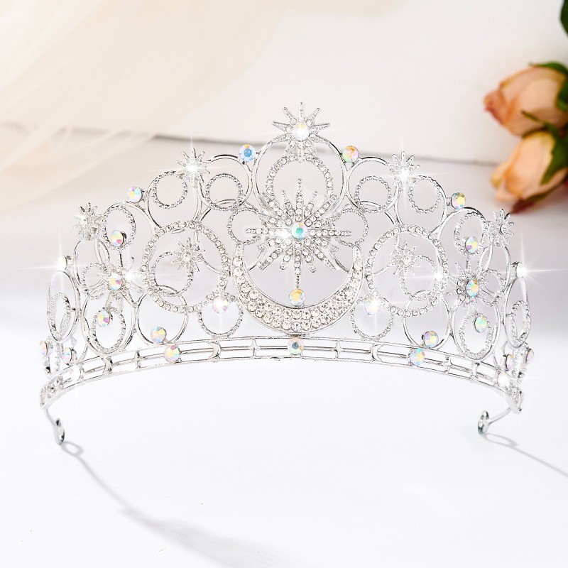 Luxury Baroque Crystal Crown | Wicked-Inspired Bubble Design for Beauty ...
