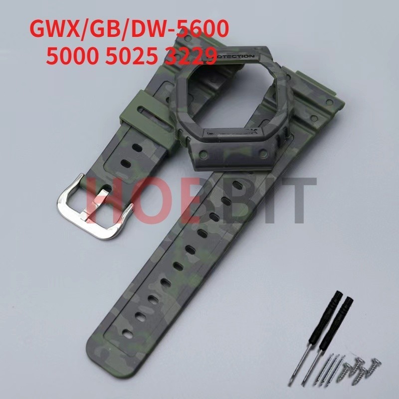 Resin Watch Strap and Watch Case For Casio G-SHOCK DW5600 GW-B5600 GWX ...