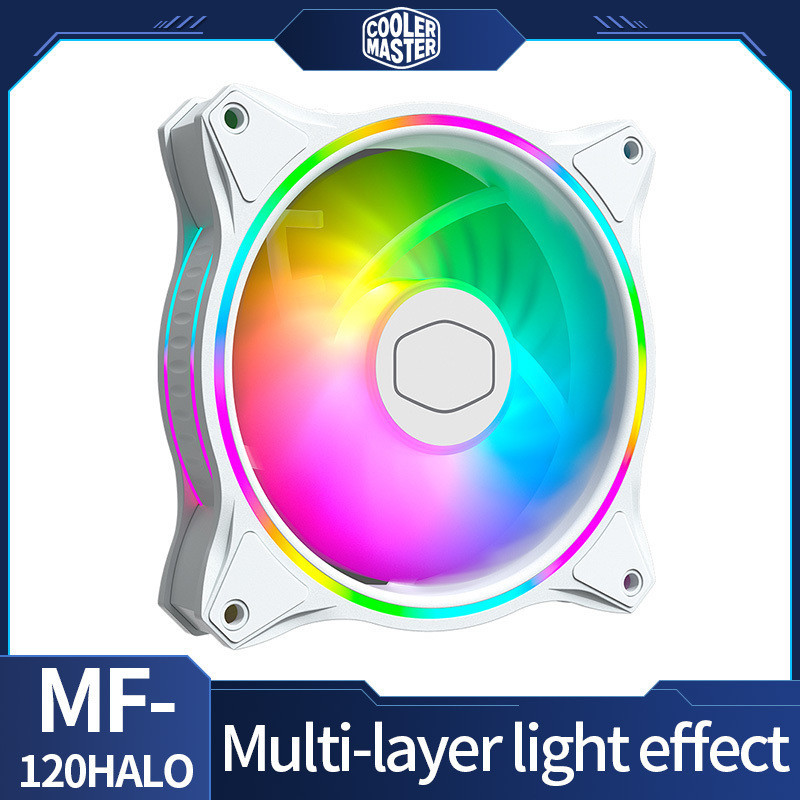 Cooler Master MF-120HALO Cooling Fan 12cm 5V/3PIN Multi-layer ARGB ...