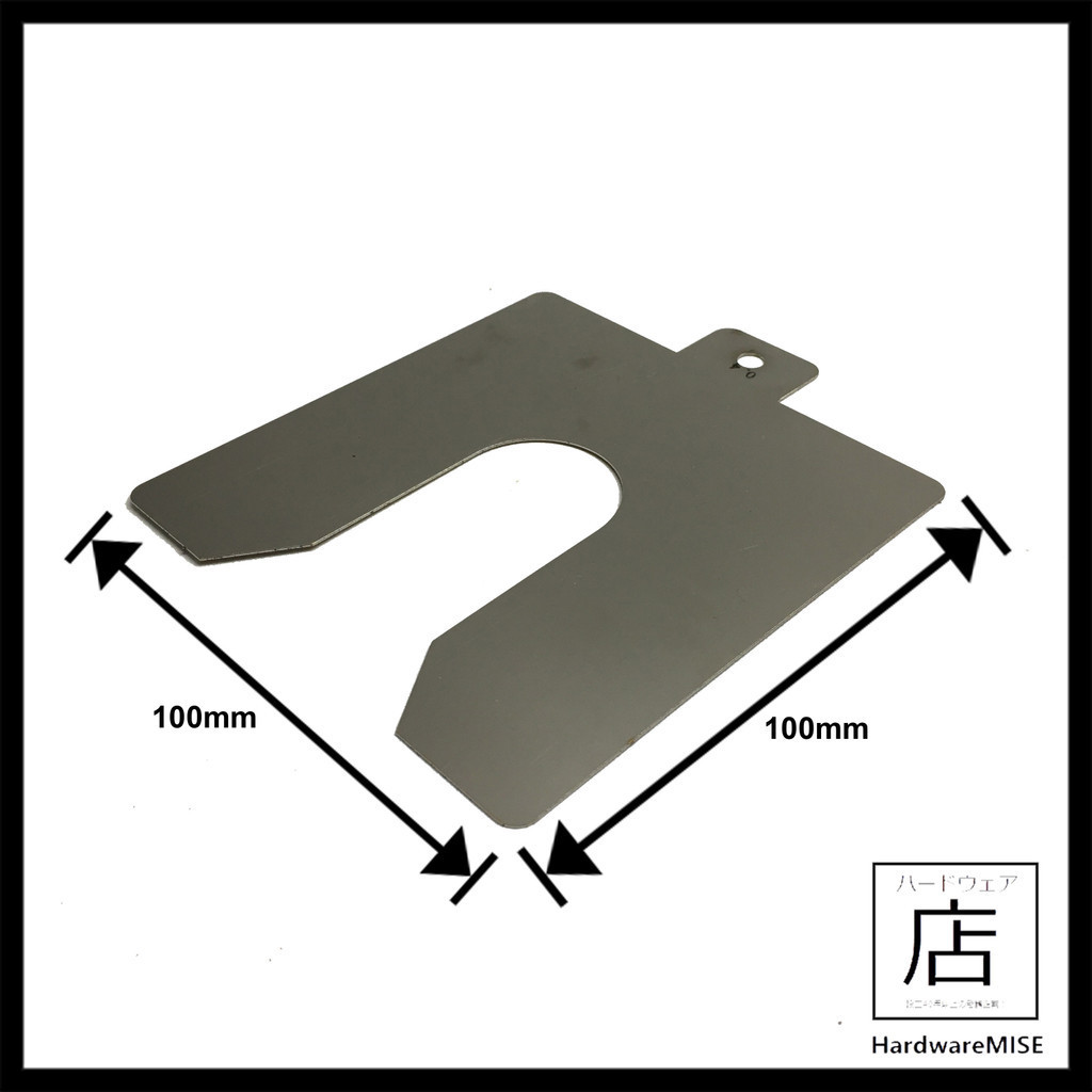 304 Stainless Steel Slotted Shim 3mm Pre-Cut Precision Shims Leveling ...