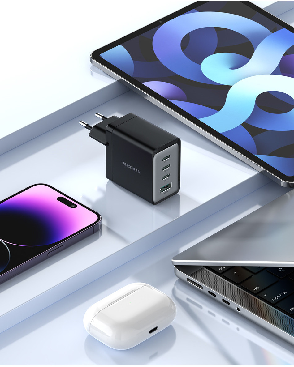 Rocoren RuiXing Series GaN Charger 67W (3C+1A) - Original 1 Year ...