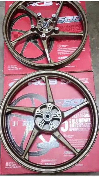 RCB SPORT RIM RACING BOY Y16ZR Y16 ( ABS ) SP500 SP 500 ( 1.60/1.85 X17 ) | Shopee Malaysia