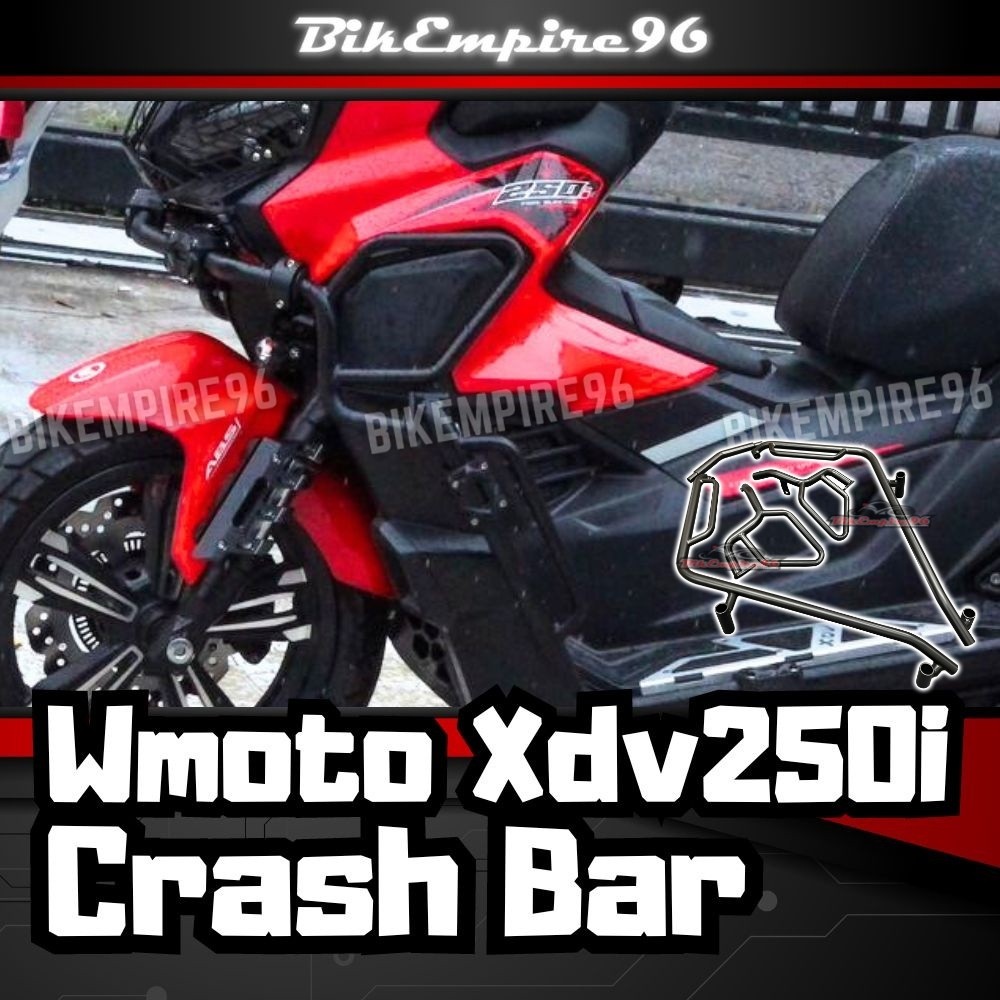 Wmoto XDV 250i Heavy Duty Crash Bar Plug and Play | Shopee Malaysia