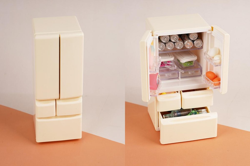 [TY] Mini Fridge for Dollhouse Dollhouse Mini Fridge Decoration ...