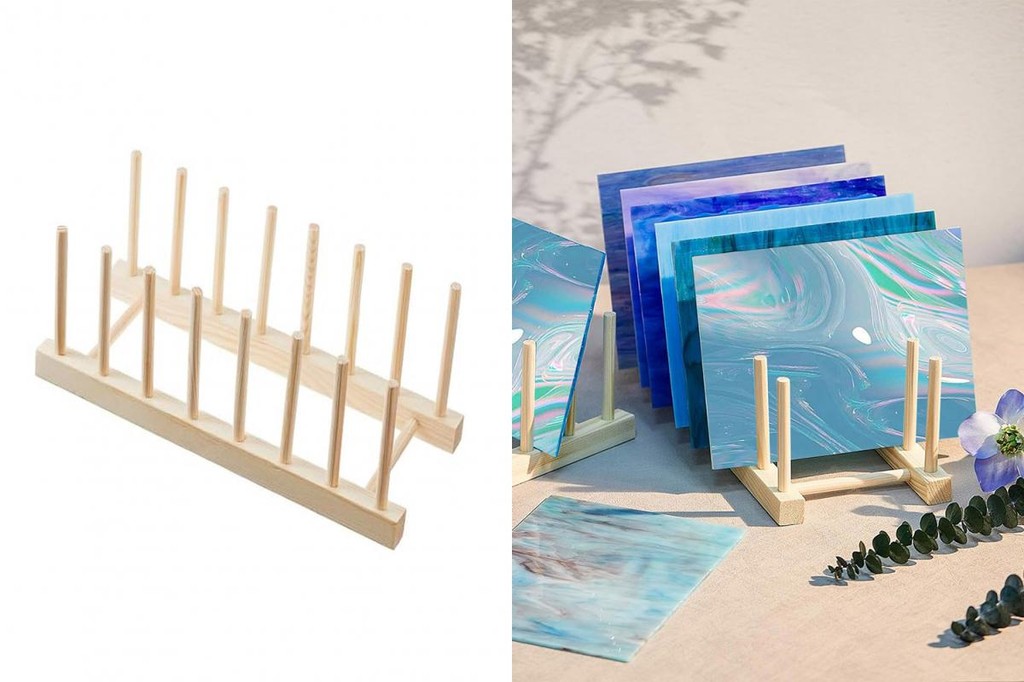 Bestus| Practical Stained Glass Storage Solution Bamboo Stained Glass ...