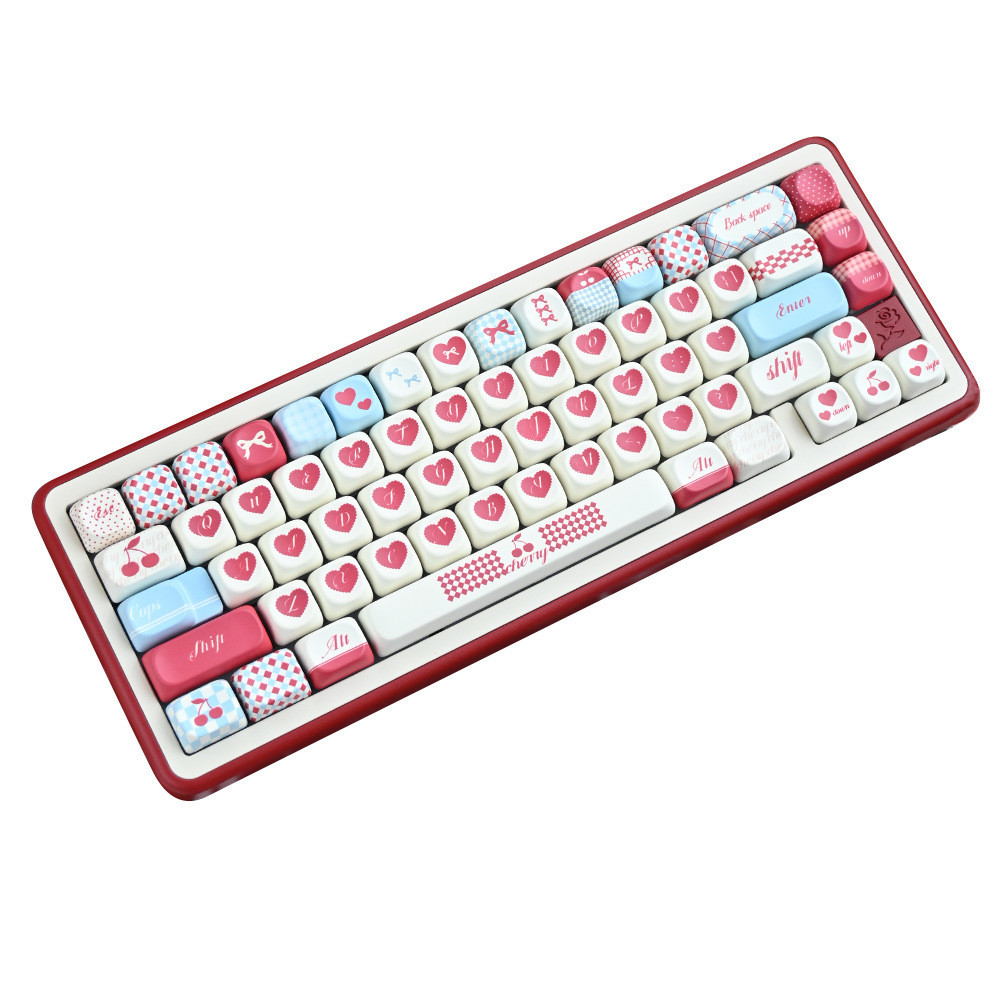 104-Keys Cherry Themed Keycap MoG height Universal Mechanical Keyboard ...