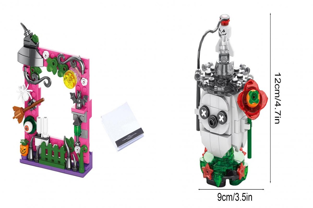 ZH_ Haunted House Building Block Halloween-themed Building Blocks ...