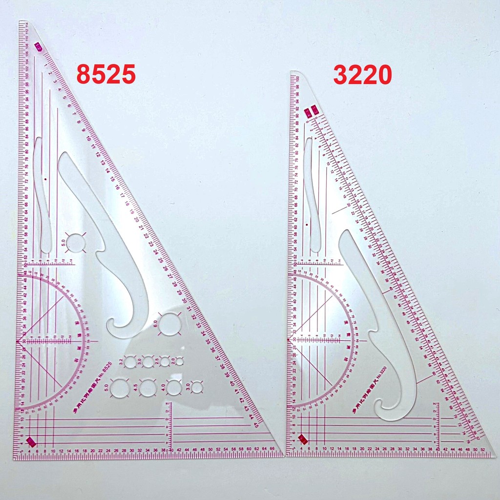 Triangle Scale Ruler 3220 8525 Pembaris Skala 3 Segi | Shopee Malaysia
