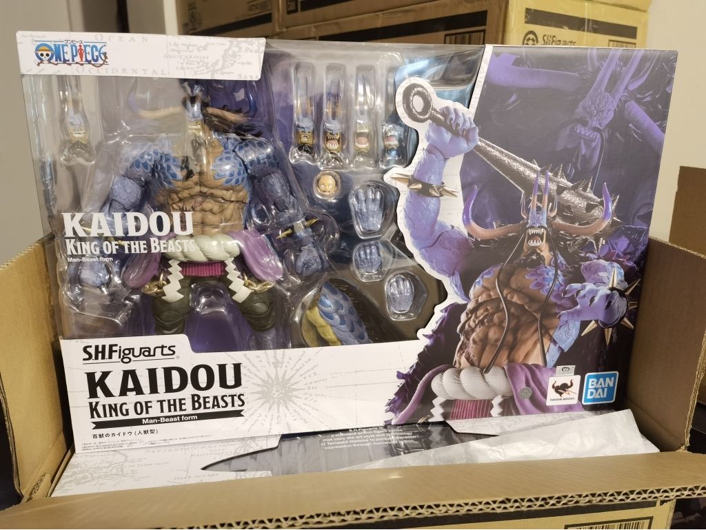 Bandai SHF One Piece Beasts Kaido Human-Beast Type KAIDO Action Figure ...