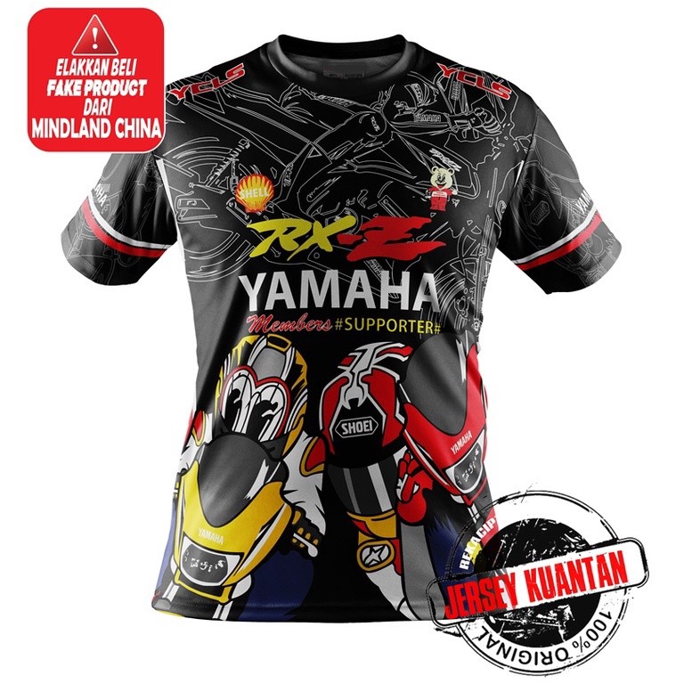 Baju Yamaha Rxz Members Supporter V3 | Shopee Malaysia