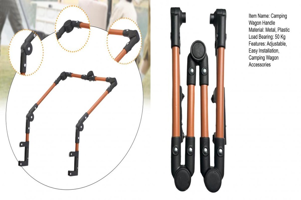 180-degree Adjustment Handle Camping Wagon Handle 180° Adjustable ...