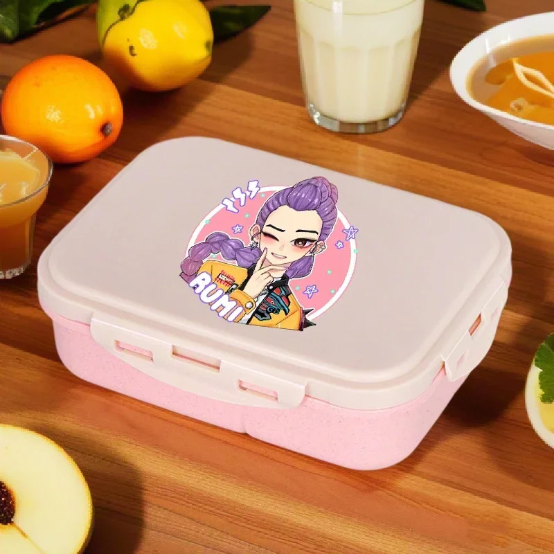 New KPop Demon Hunters lunch box cartoon household fresh-keeping box ...