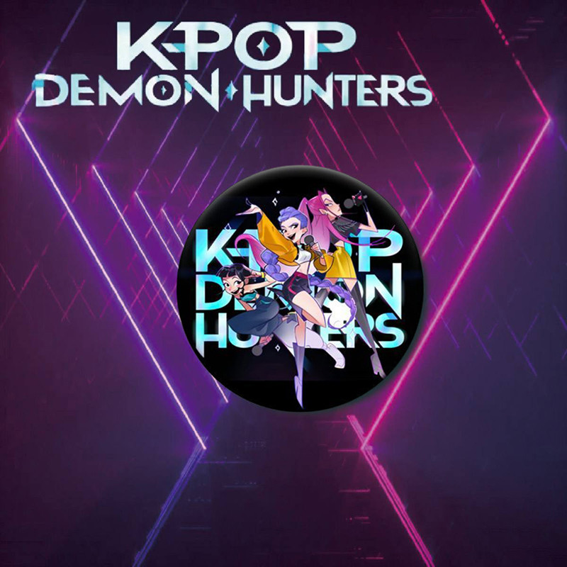 58mm Demon Huntrix Badge K-Pop Demon Hunters Souvenir Badges Saja Boys ...