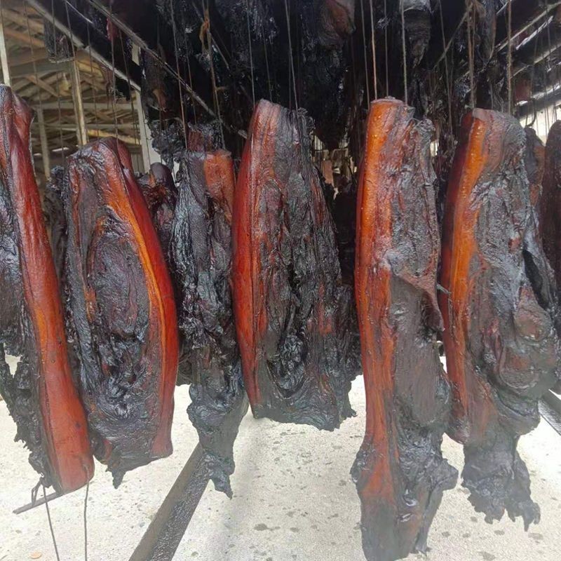 Authentic Smoked Lean Meat Duoduo Farmhouse Old Bacon Pork Belly Bacon ...