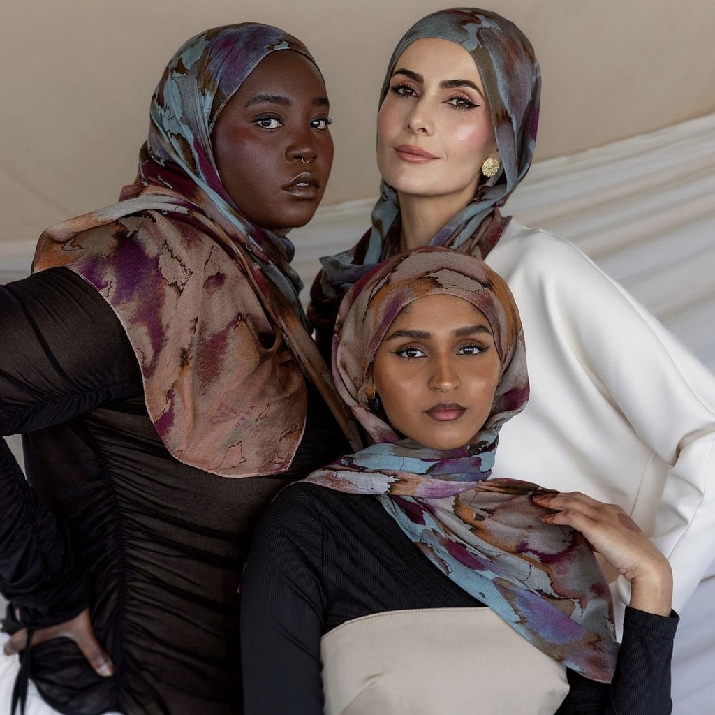 High Quality Woven Hijab Cotton Modal Print Islam Scarf Soft And Light ...