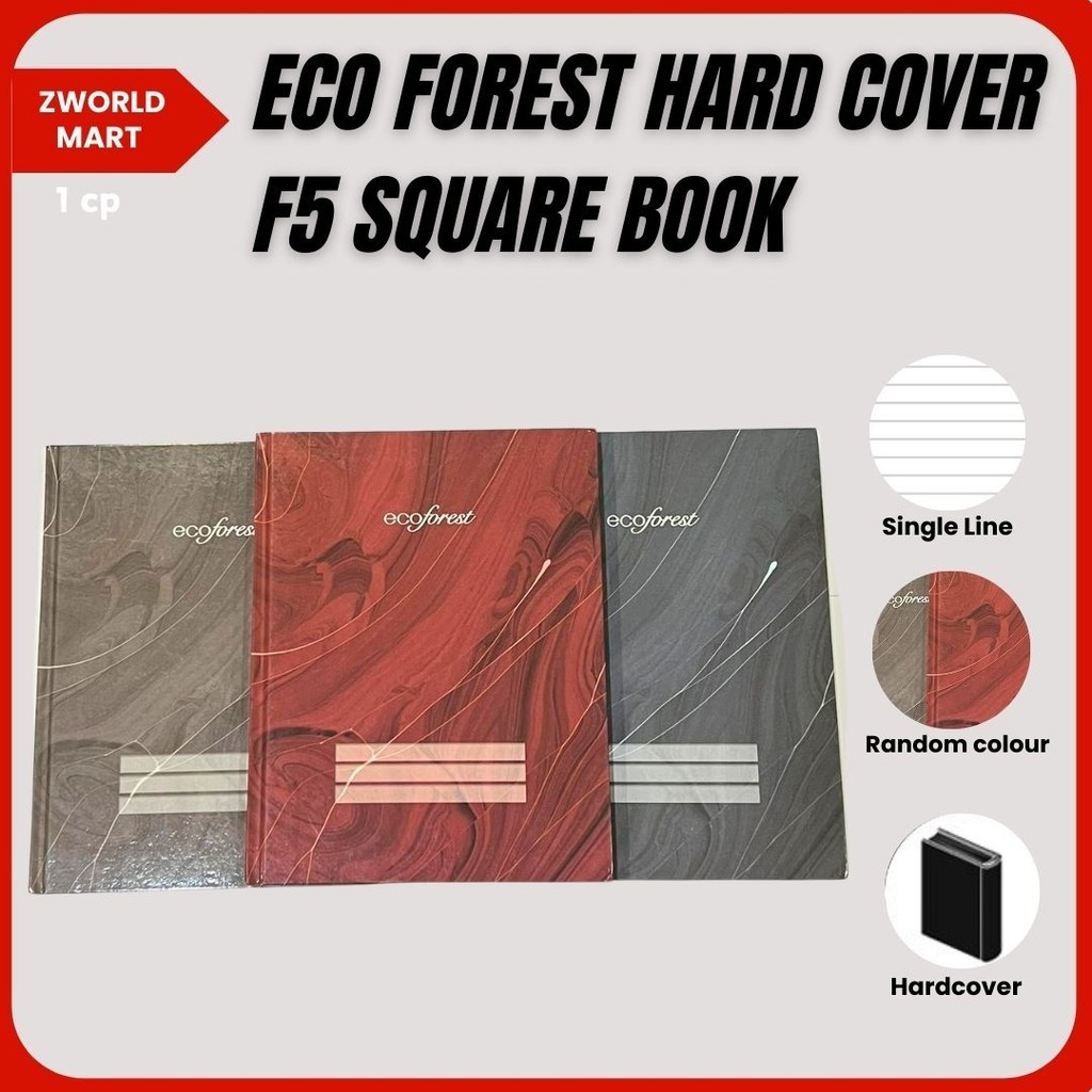 Eco forest Hard Cover F5 Square Book 120 & 200 & 300 & 400pages ...