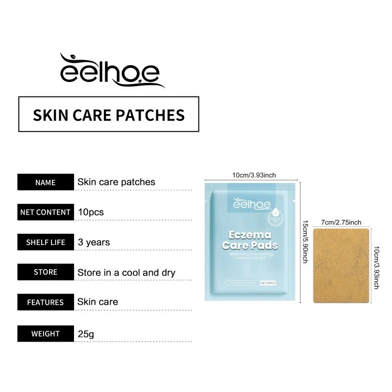 Eczema Treatment Patch Anti Itching Redness Removal Eliminate Tinea ...