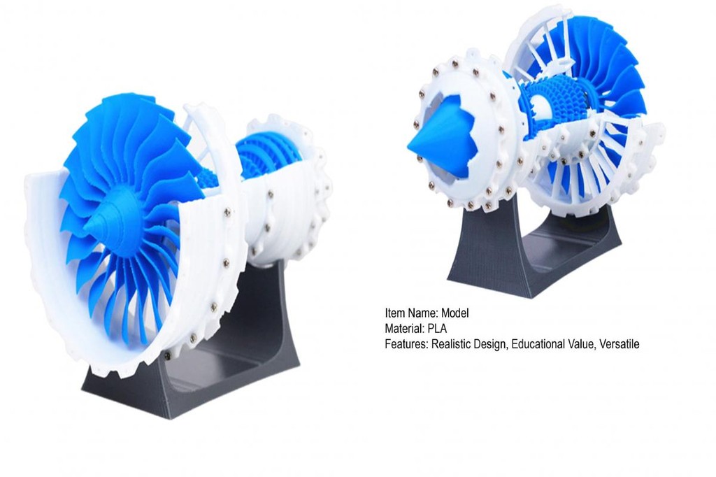 ARE Turbojet Engine Replica Educational Aviation Engine Model Realistic ...