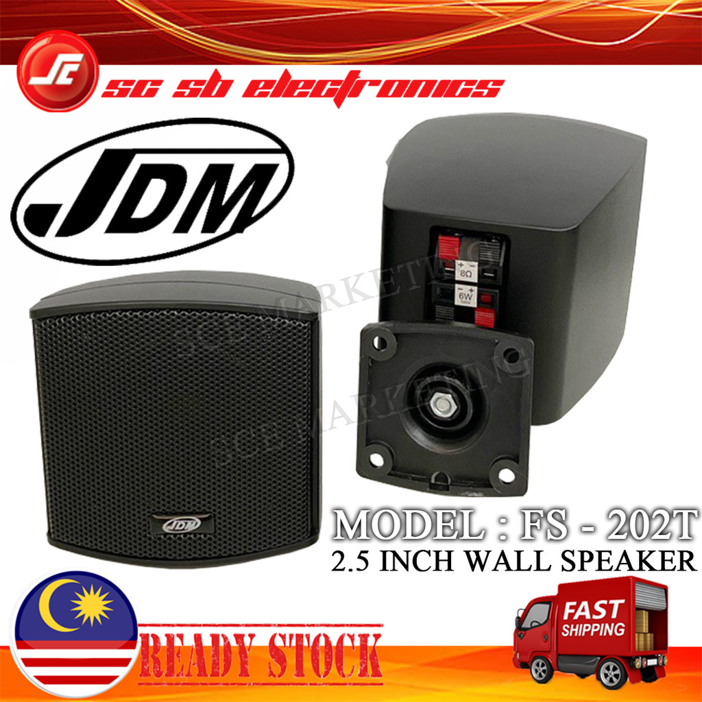 [1 SET] BLUETOOTH 50W PUBLIC ADDRESS AMPLIFIER USB-50D + JDM FS202T 2.5 ...