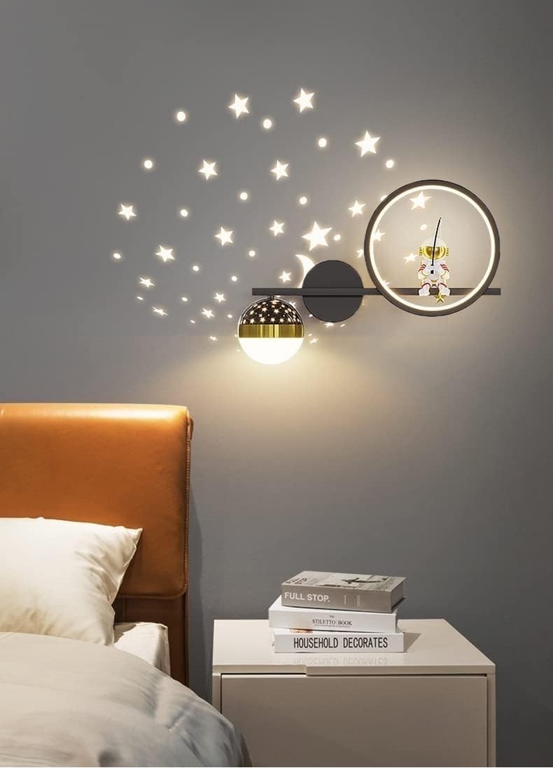 Modern Home Decor Star Projector Wall Lamp LED Wall Light Wall Sconces ...