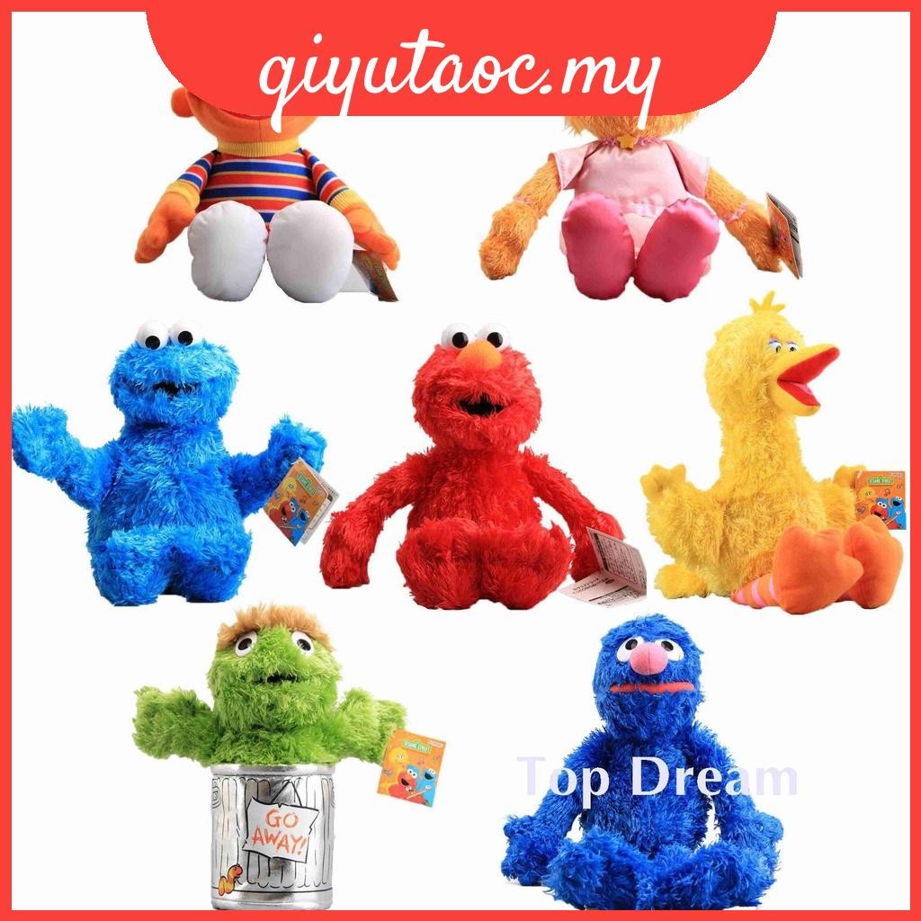 Cartoon Sesame Street Hand Puppet Show Large Puppet Elmo Soft Plush ...