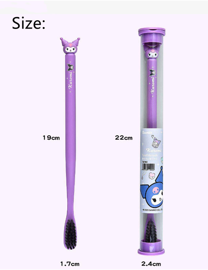 [READY STOCK] Kuromi Soft Toothbrush Kuromi Portable Ultra Fine Soft ...