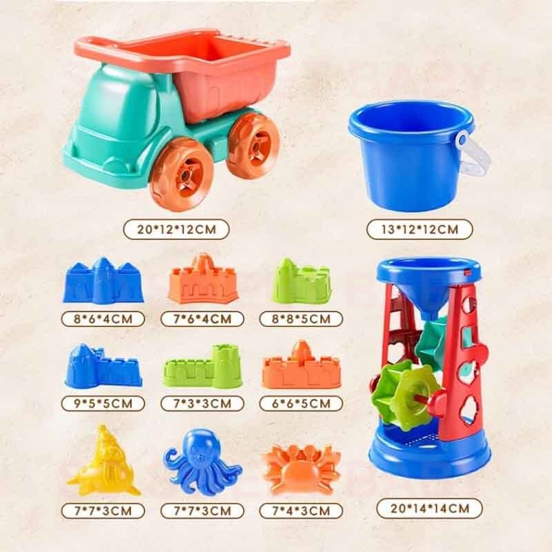 Beach Toys for Kids Travel Sand Outdoor Toys Shovel Bucket Dump Truck ...