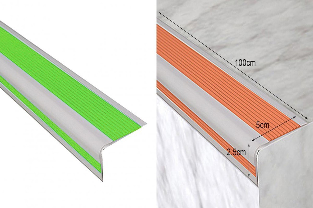 Pvc Rubber Stair Edge Protection Stair Edge Trim Non-slip Stair Edge ...