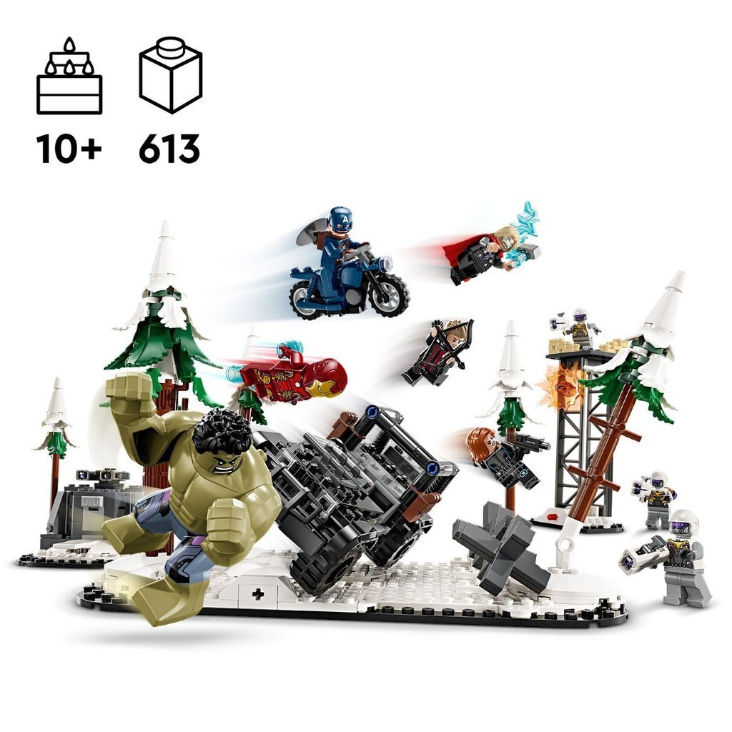LEGO 76291 Marvel The Avengers Assemble: Age of Ultron Building Toy Set ...