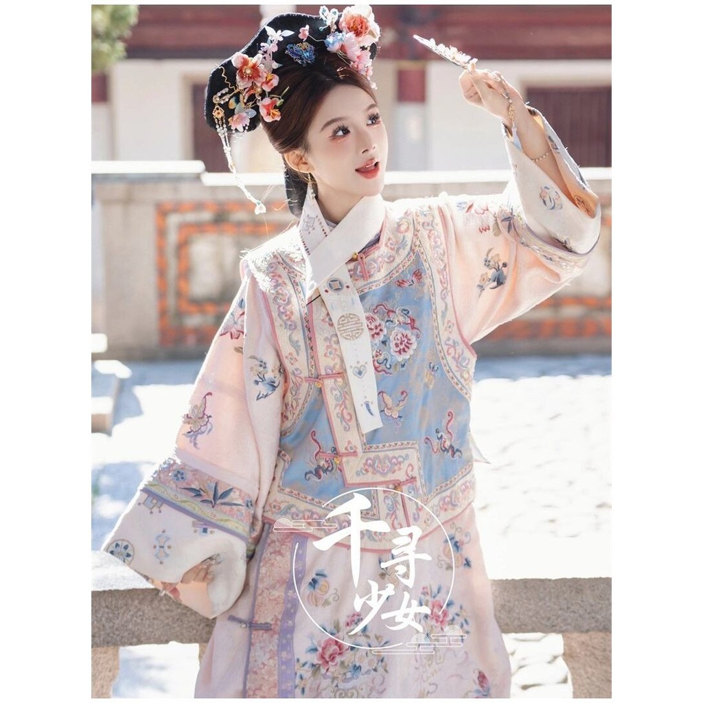 Ancient Costume Hanfu New Hanfu Female Qing Dynasty Gege Costume Manchu ...