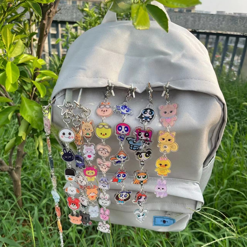 Kpop Idol RIIZE SKZ GIDLE ZB1 Acrylic Charm Keychain Cute Cartoon Long ...