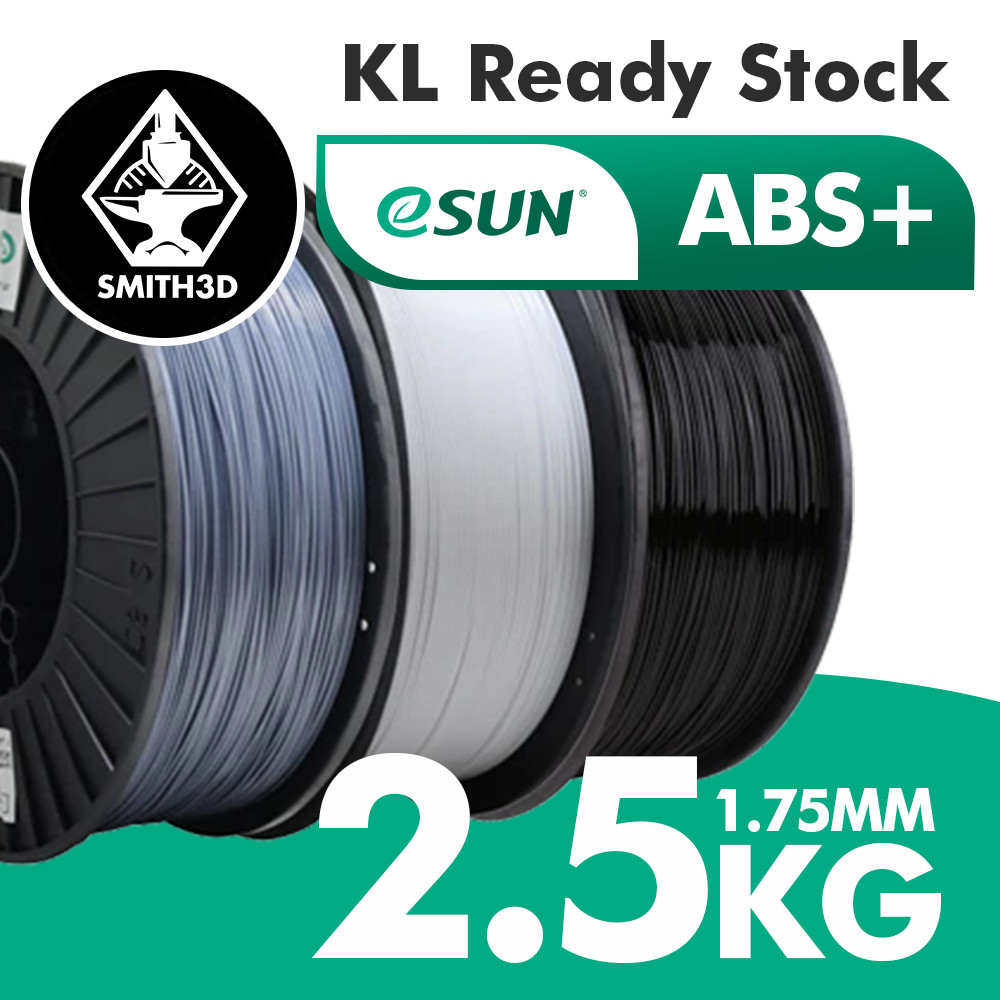 eSUN ABS+ Series Filaments 2.5KG 1.75MM, ABS+ Filament for 3D Printer ...