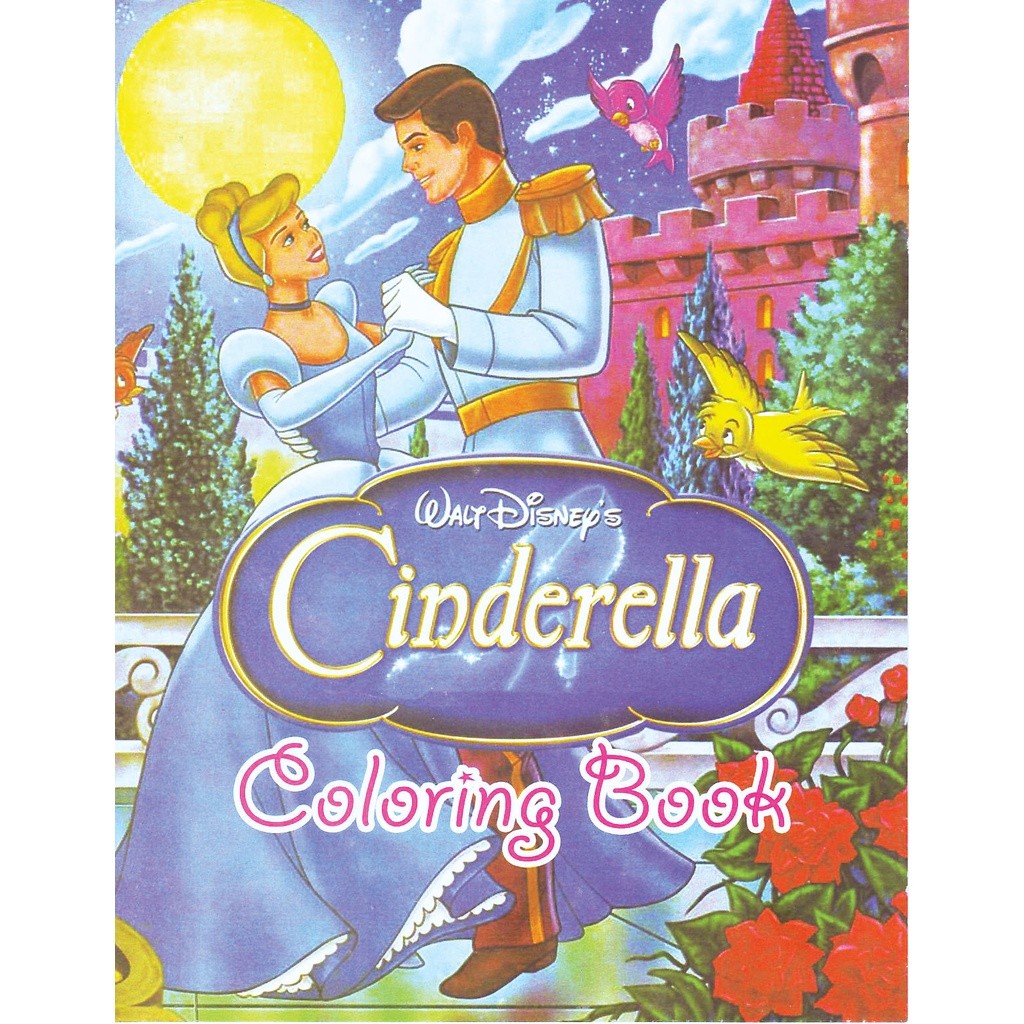 Story Book / Coloring Book English Tagalog ( Cinderella ) | Shopee Malaysia