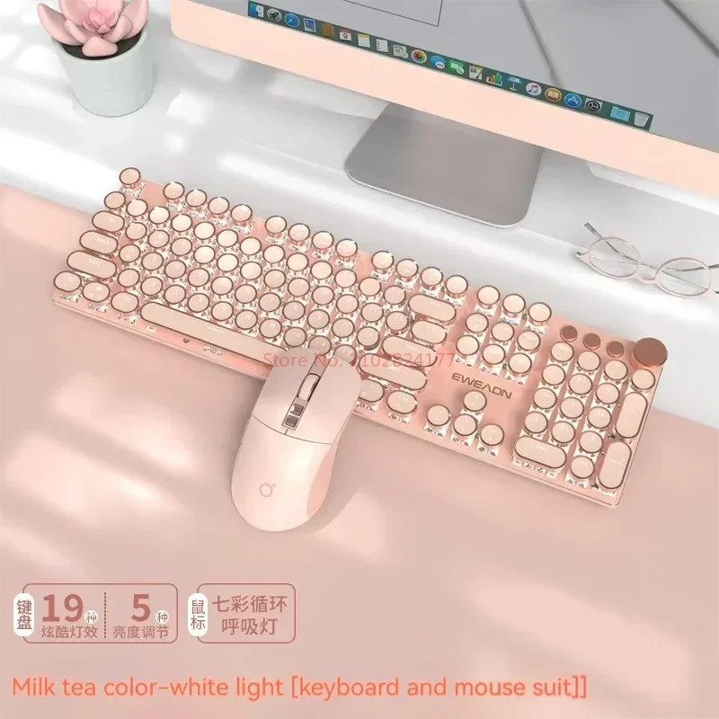EWEADN V20 Frontrunner wireless Mechanical Keyboard and Mouse Set Punk ...