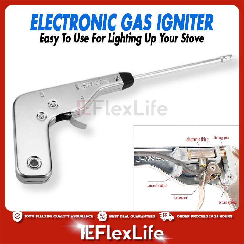 Electronic Gas Ignition Torch Gun High Quality Cooking Lighter Pemetik ...