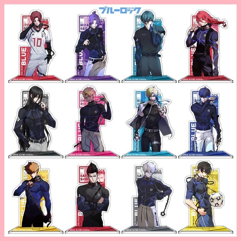 Stand BLUE LOCK Isagi Yoichi Bachira Meguru Kunigami Rensuke Chigiri ...