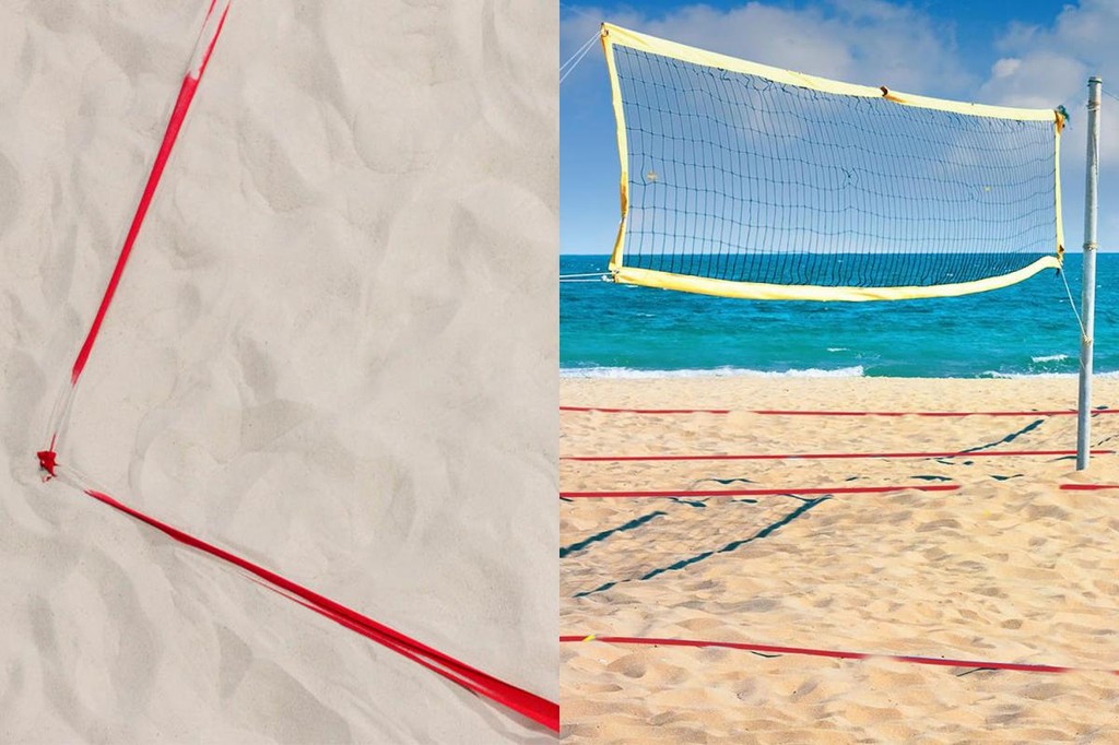 ang Woven Nylon Volleyball Line All-weather Beach Volleyball Line 6pcs ...