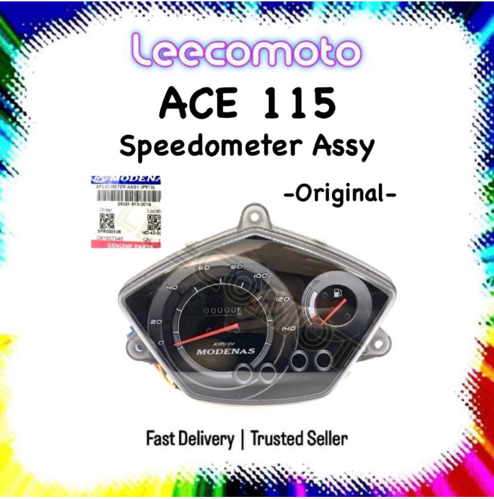 Ace 115 Ace115 Speedo Meter Assy Original 25031-513-0018 Speedometer ...
