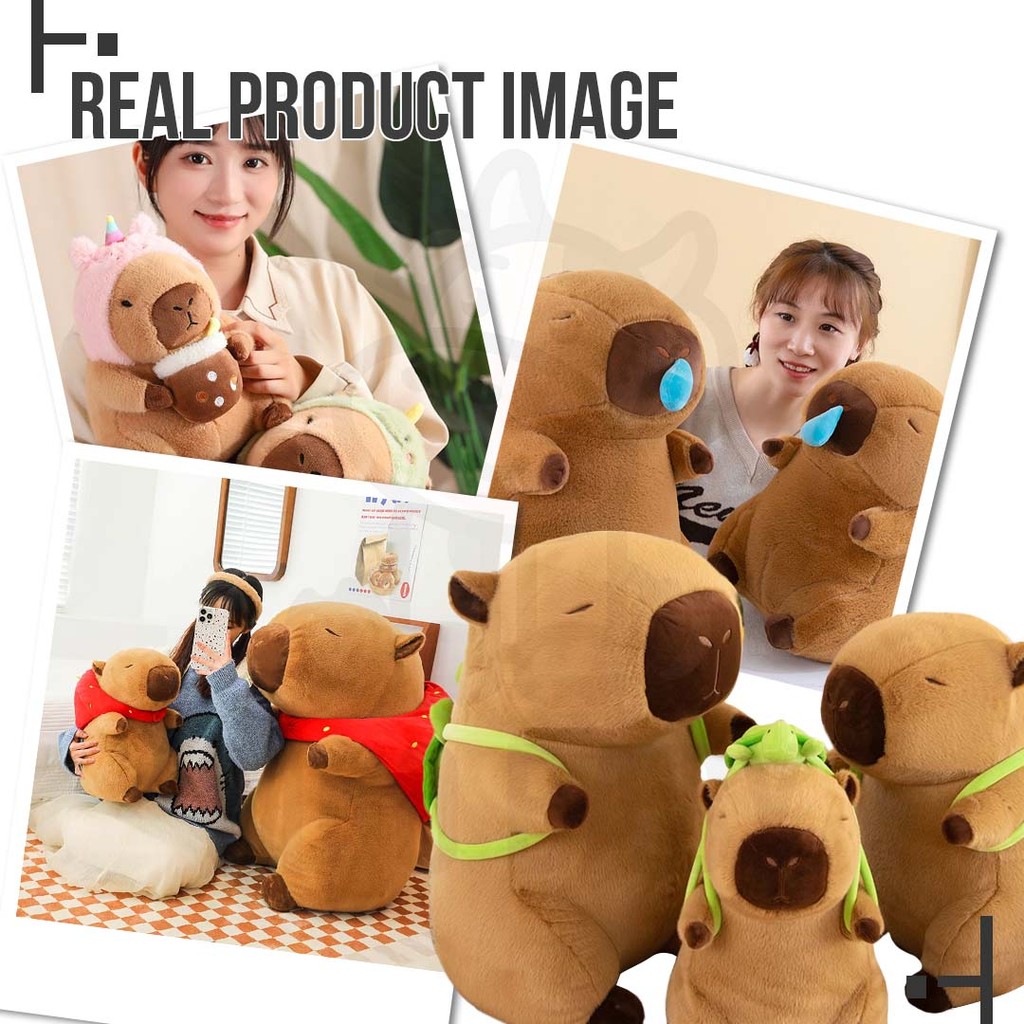 Moo Baby Patung Murah Capybara Capibara Plushie Fluffy Toy Funny ...