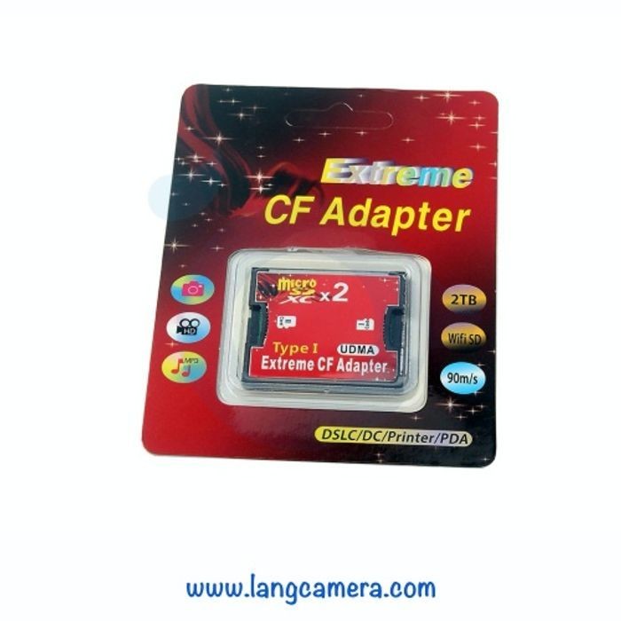 Adapter Converts 2 MicroSD Cards to CF | Shopee Malaysia