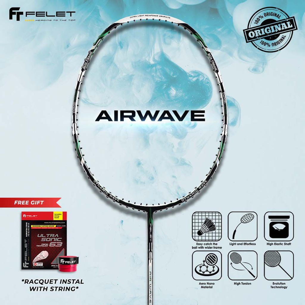FELET AIR WAVE 7U 74gram 310mm high balance point heavy head 100% ...