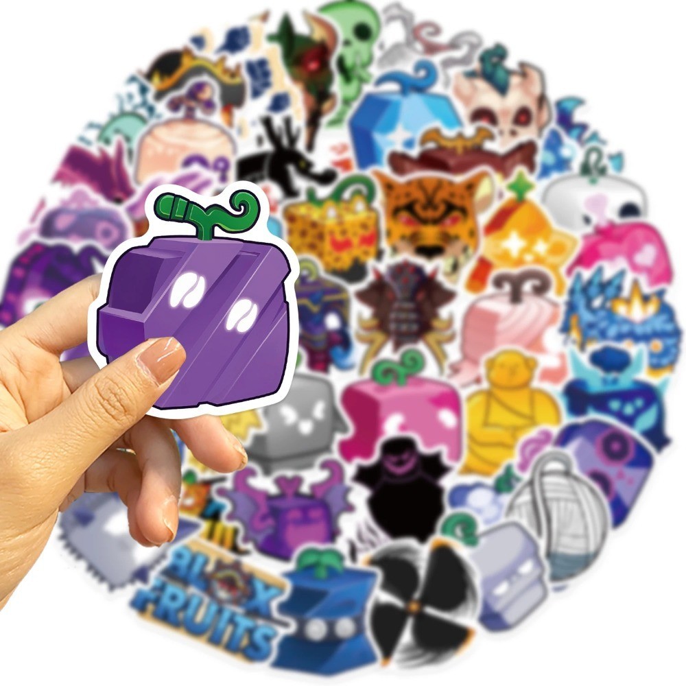 Blox Fruits Stickers Aesthetic Decals Luggage Skateboard Phone Laptop ...