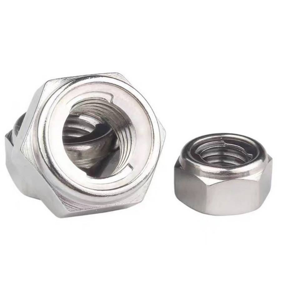 304 Stainless Steel Metal Self-Locking Nut M3/M4/M5-M30 (in stock-MY ...