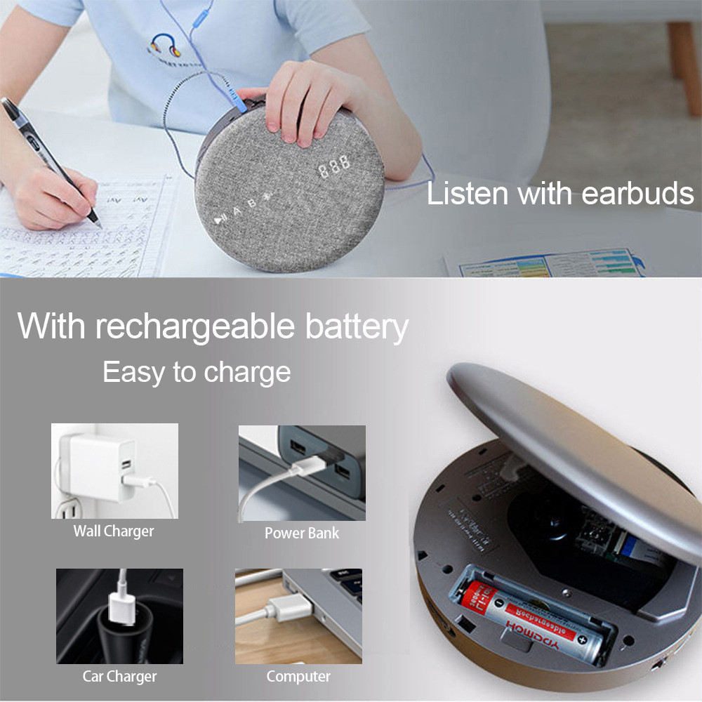 Small Portable Bluetooth DVD/CD Player Multi-functional Reading Player ...