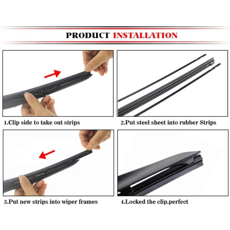 XM (Wipex Quality) ISUZU Crosswind Sportivo (Front Wiper+Rubber Strip ...